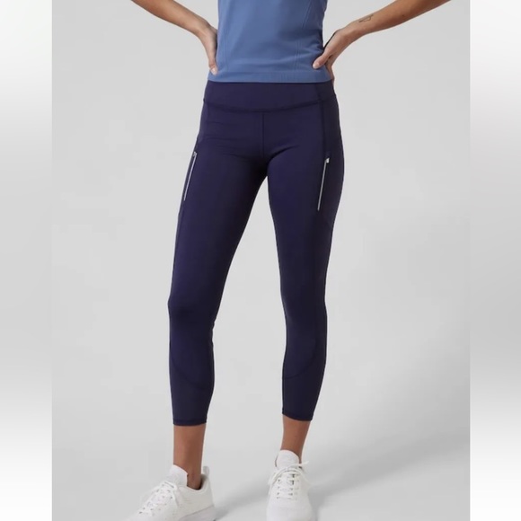 Athleta | Pants & Jumpsuits | Athleta Rainier Unbrushed 78 Tight Dress ...